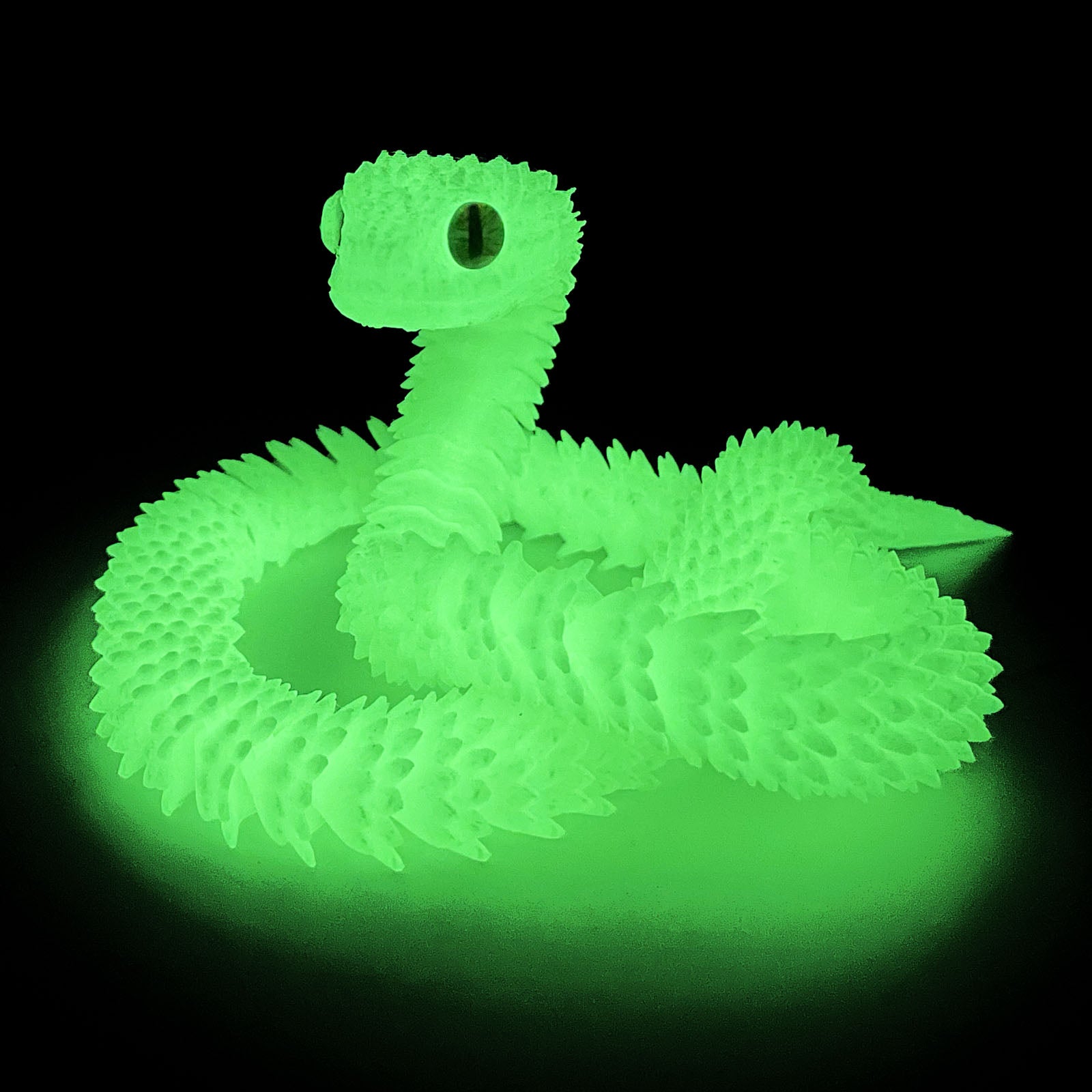 24in 3D Printed Snake Toys, Flexible 3D Printed Animal, Eco-Friendly F ...